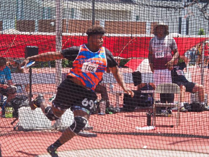 Bassett's Jason Bethea wins state championship in discus throw