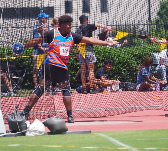 Bassett's Jason Bethea wins state championship in discus throw