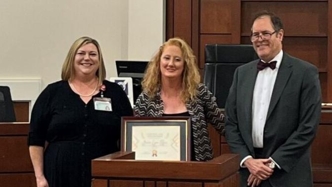 Piedmont Community Services recognizes Jamie Lynn Elgin