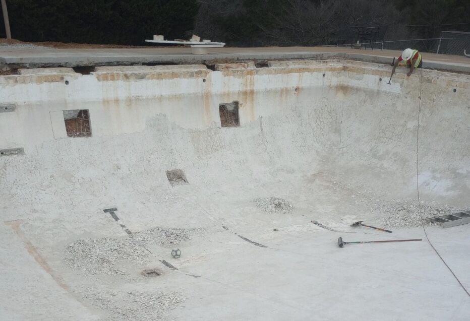 Fieldale pool renovation on course