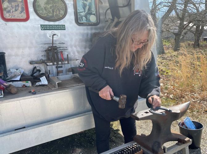 Certified farrier Jessie Ward overcomes stereotypes in male-dominated field