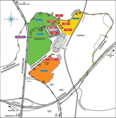 Martinsville Speedway: Schedules and maps