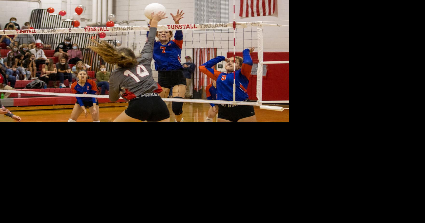 High School Volleyball: Bengals take season sweep of Trojans