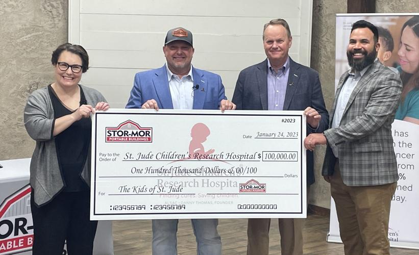 StorMor donates $100,000 to St. Jude pediatric cancer research | News ...