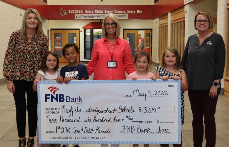 FNB donates over $9,000 through Spirit Debit Program | News | mayfield ...