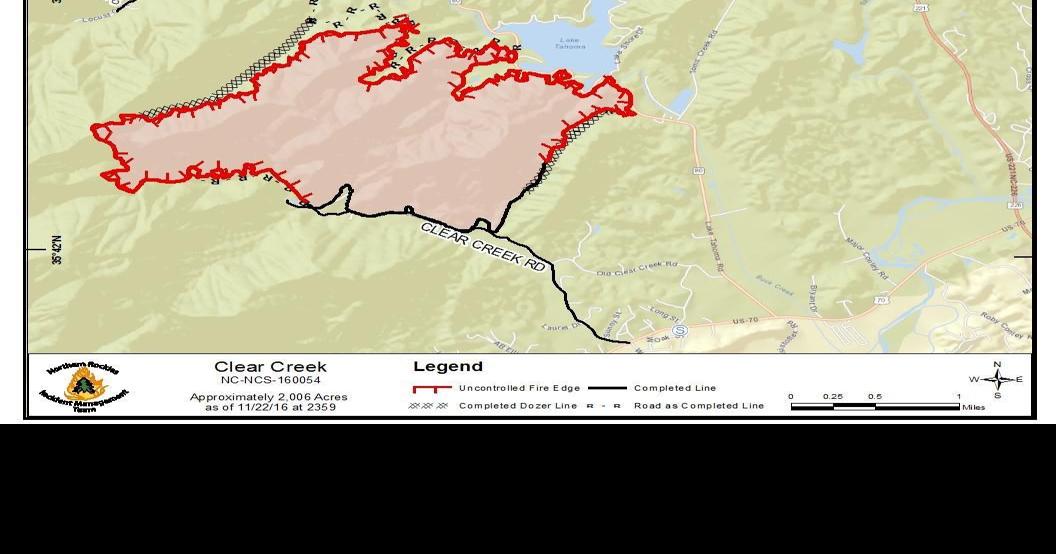 Alert: Clear Creek Fire at 2,006 acres, 10 percent contained