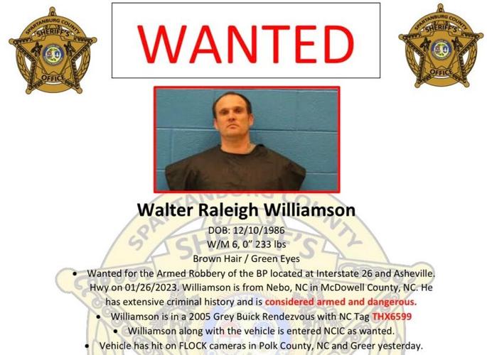 BE ON THE LOOKOUT: Wanted robbery suspect spotted in Marion Saturday