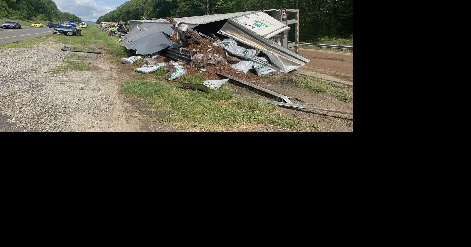 Driver of tractor trailer says equipment malfunction caused wreck