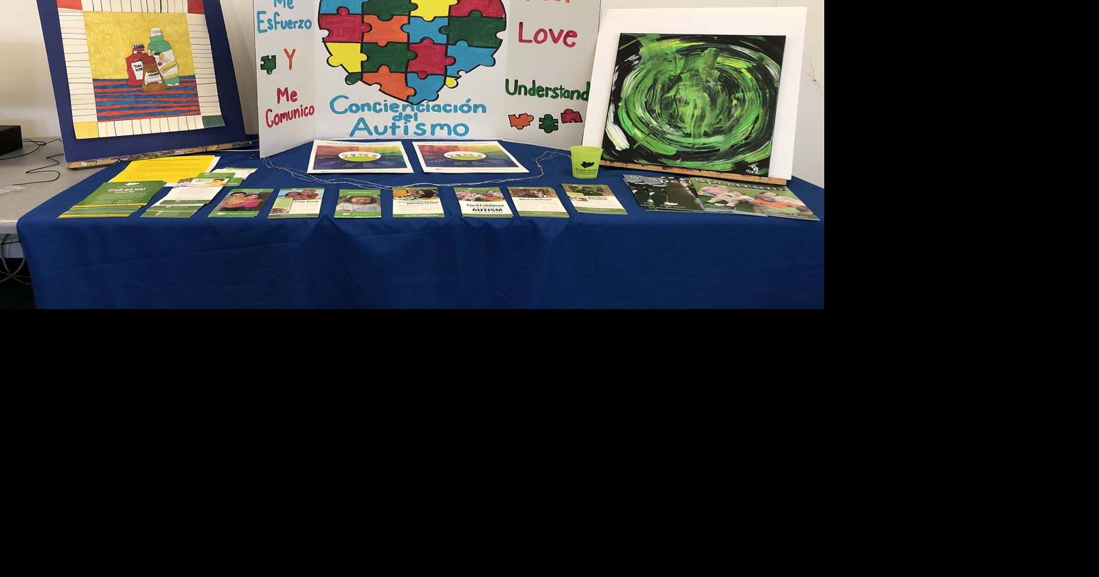 Autism art on display at McDowell Public Library in Marion