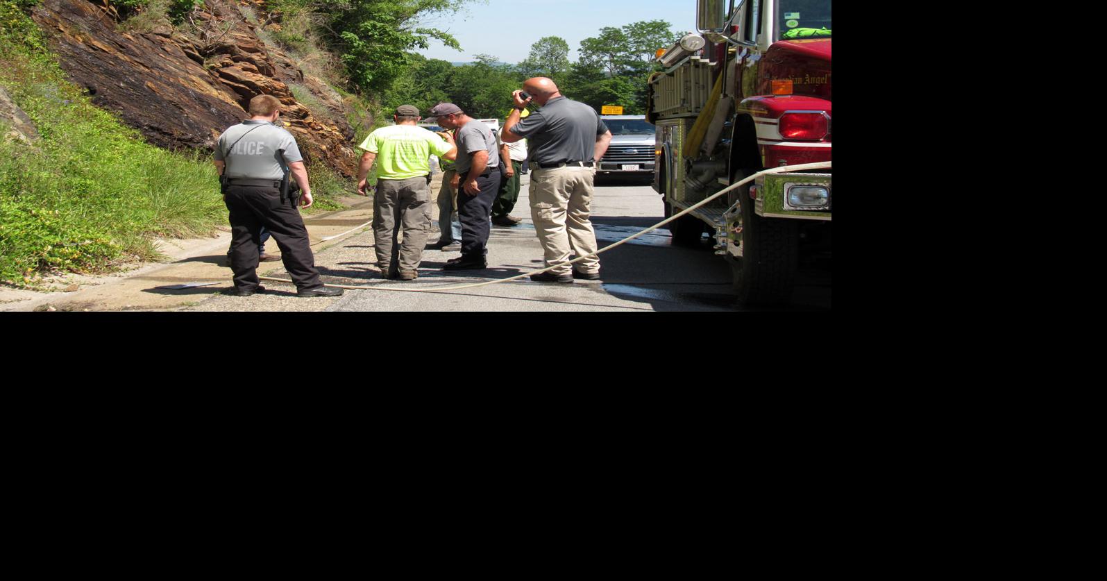PHOTO: Fires dot Old Fort Mountain