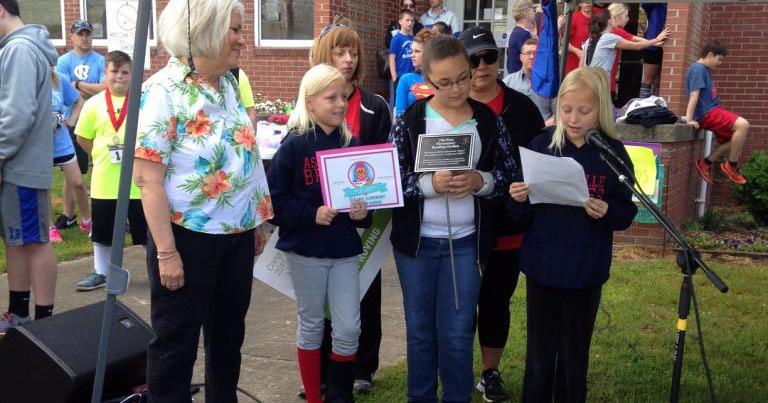 PHOTOS: Reading garden dedication at Old Fort Elementary