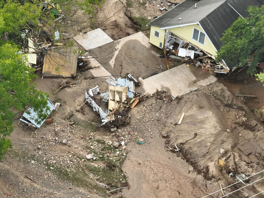 Old Fort NC devastated by Hurricane Helene flooding