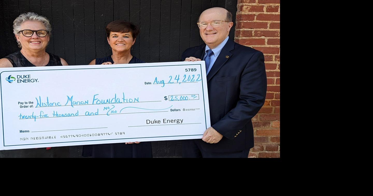 Funds for facades: Duke Energy grant invests $25k in downtown Marion