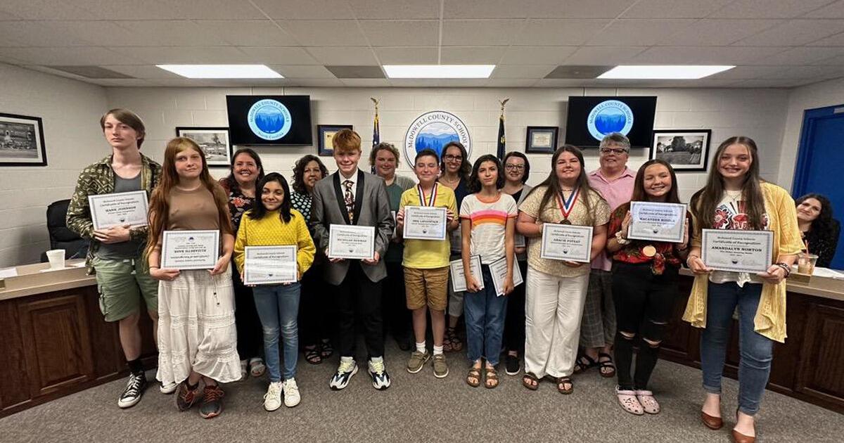 FCS students, staff recognized at meeting