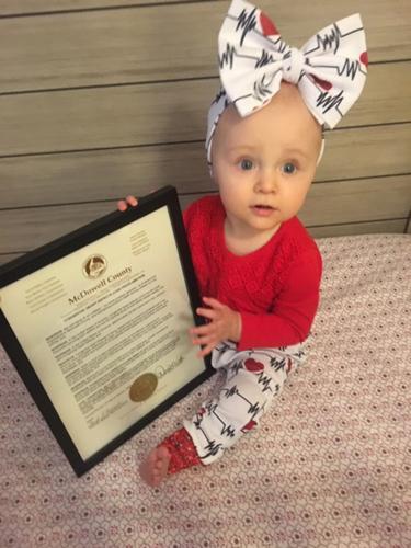 'Izzy Strong:' Marion family spreads awareness of congenital heart defects
