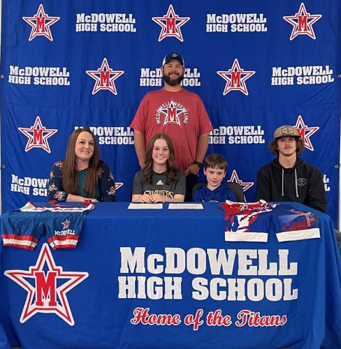 McDowell wrestler Morgan Repasky signs with Montreat