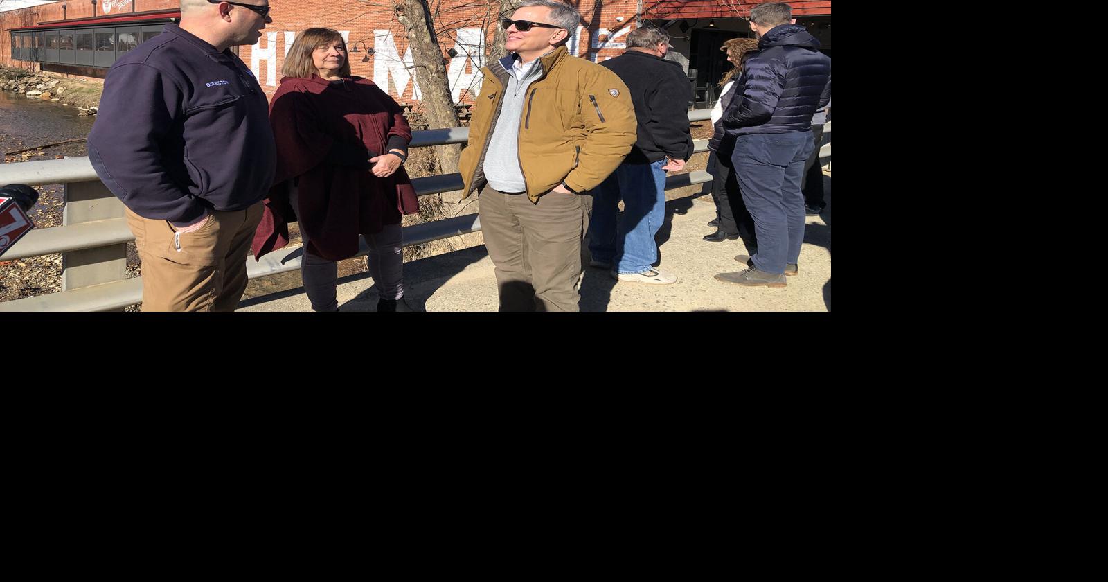 Gov. Stein, US HUD head see hurricane damage in Old Fort