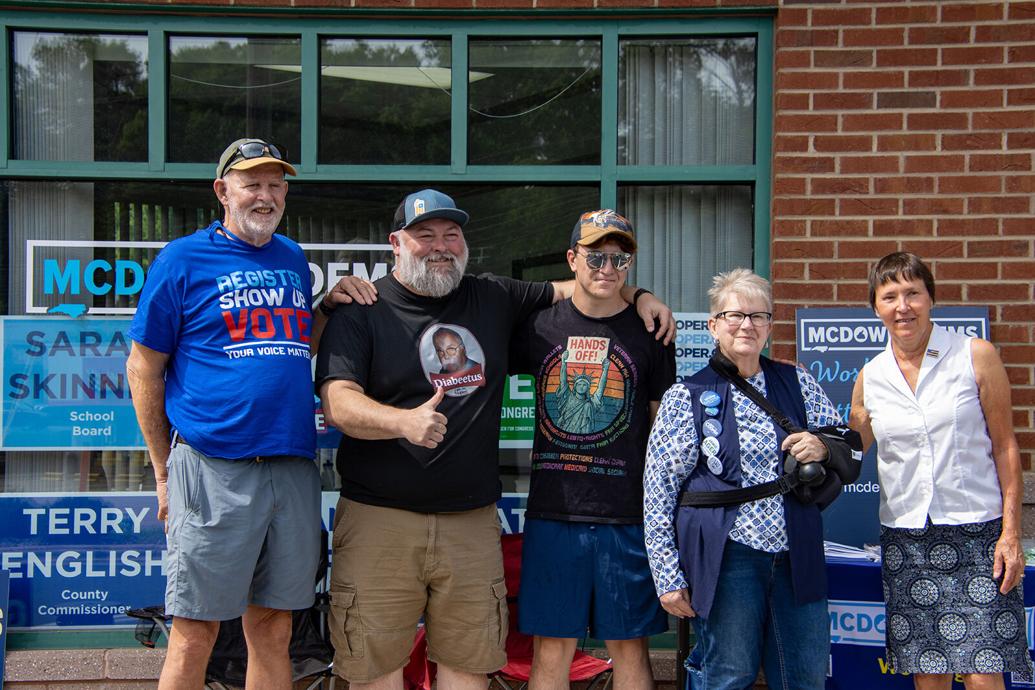 McDowell Democrats celebrate headquarters grand opening