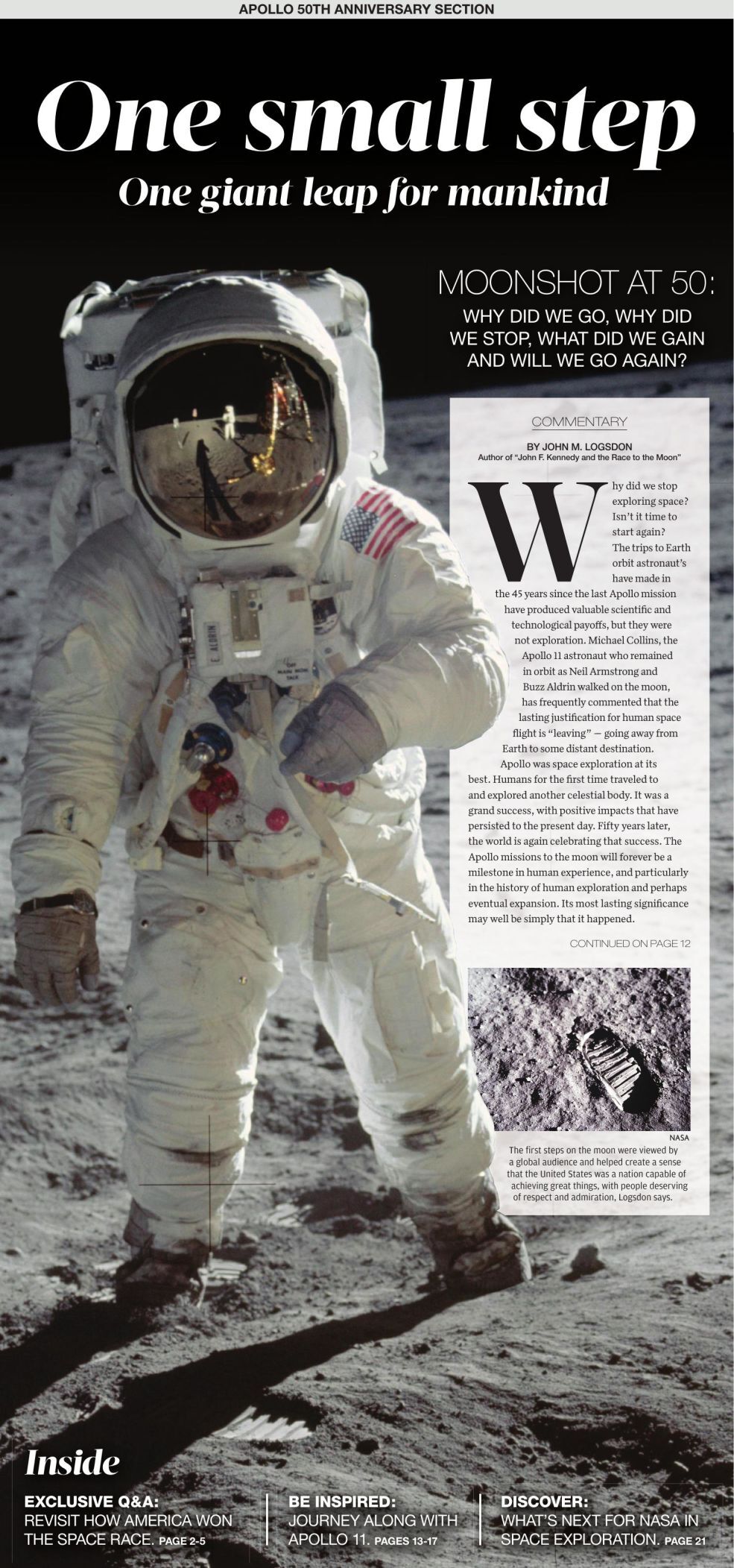 Moonshot at 50: A look back at the Apollo space missions