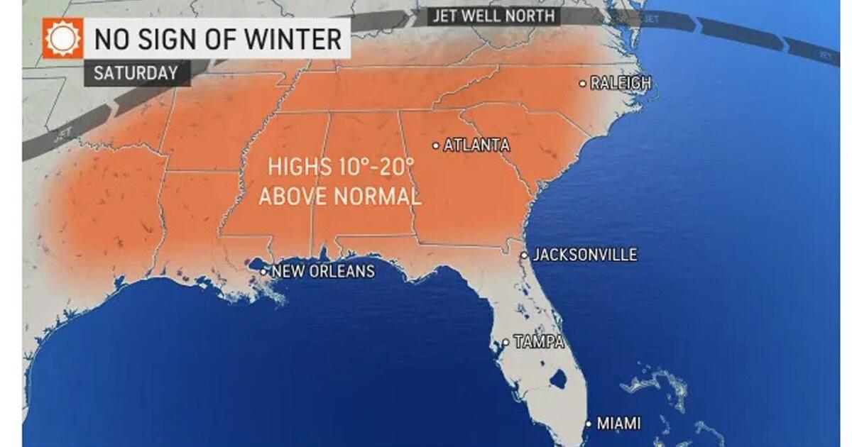 AccuWeather updates spring forecast. Temperatures above average this ...