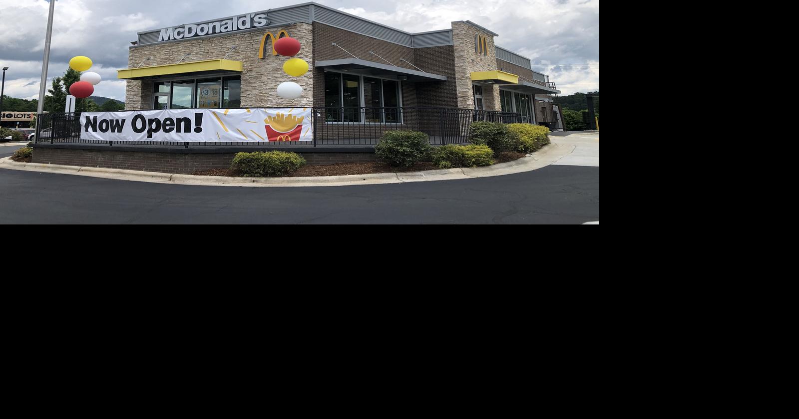 McDowell County NC McDowell Square McDonald’s reopens