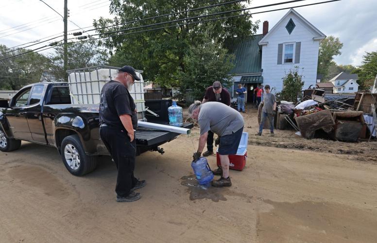 Old Fort NC starts to rebuild after Hurricane Helene