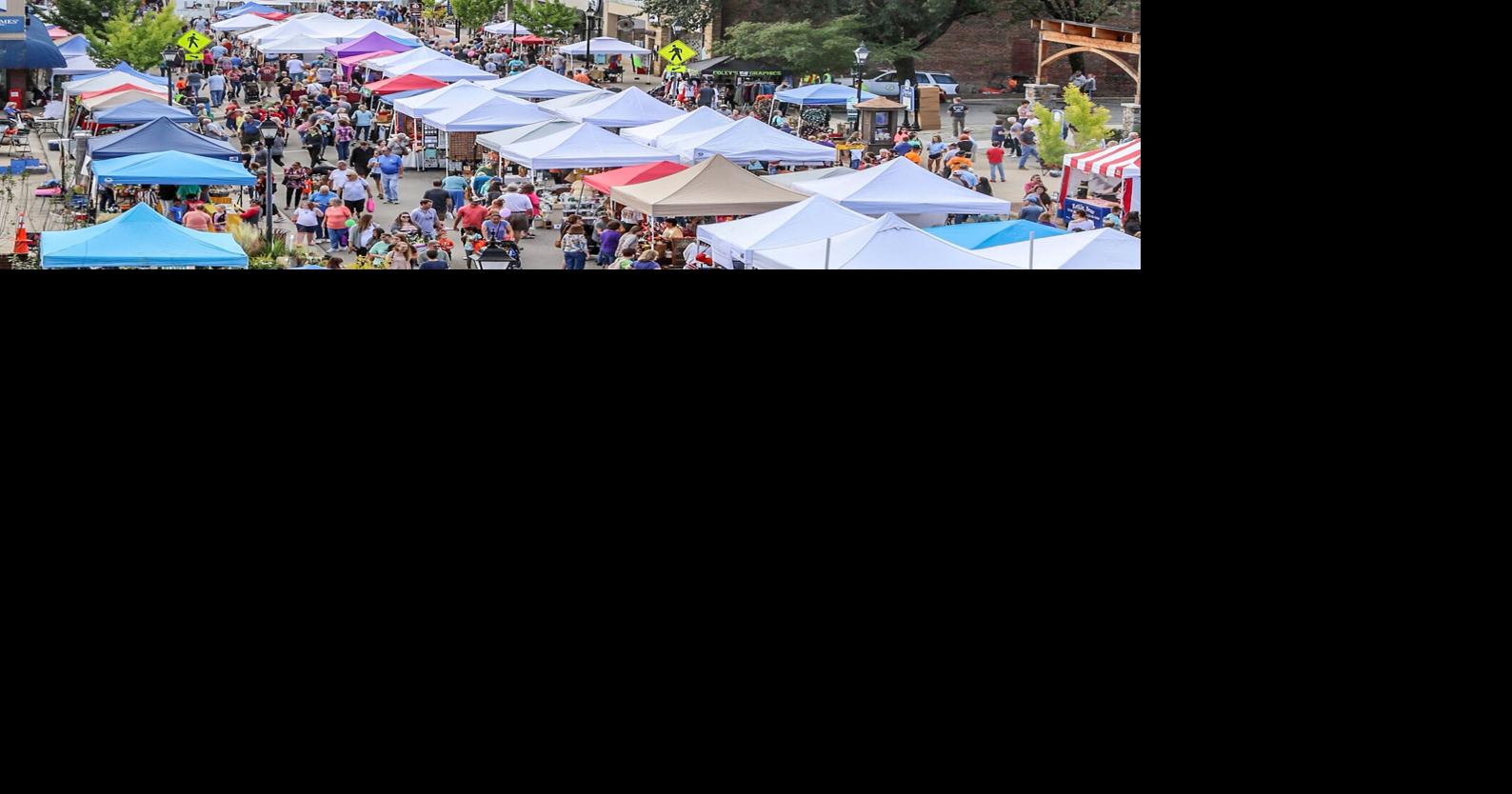 Downtown Marion NC site of Mountain Glory Festival Saturday