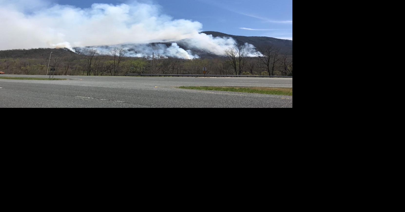 Dobson Knob fire burnout Operations continue