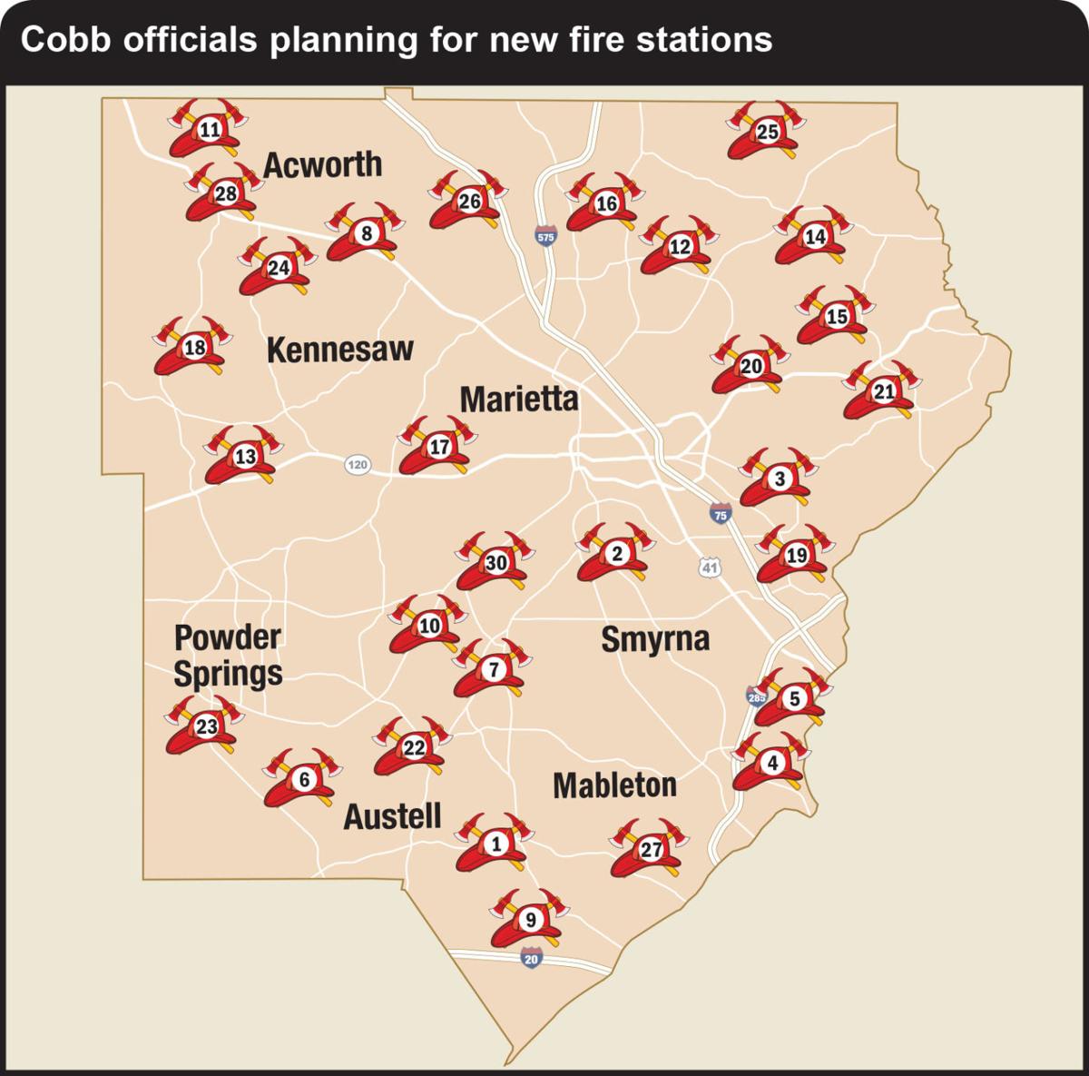 Three new stations on Cobb fire chief’s wish list | News | mdjonline.com