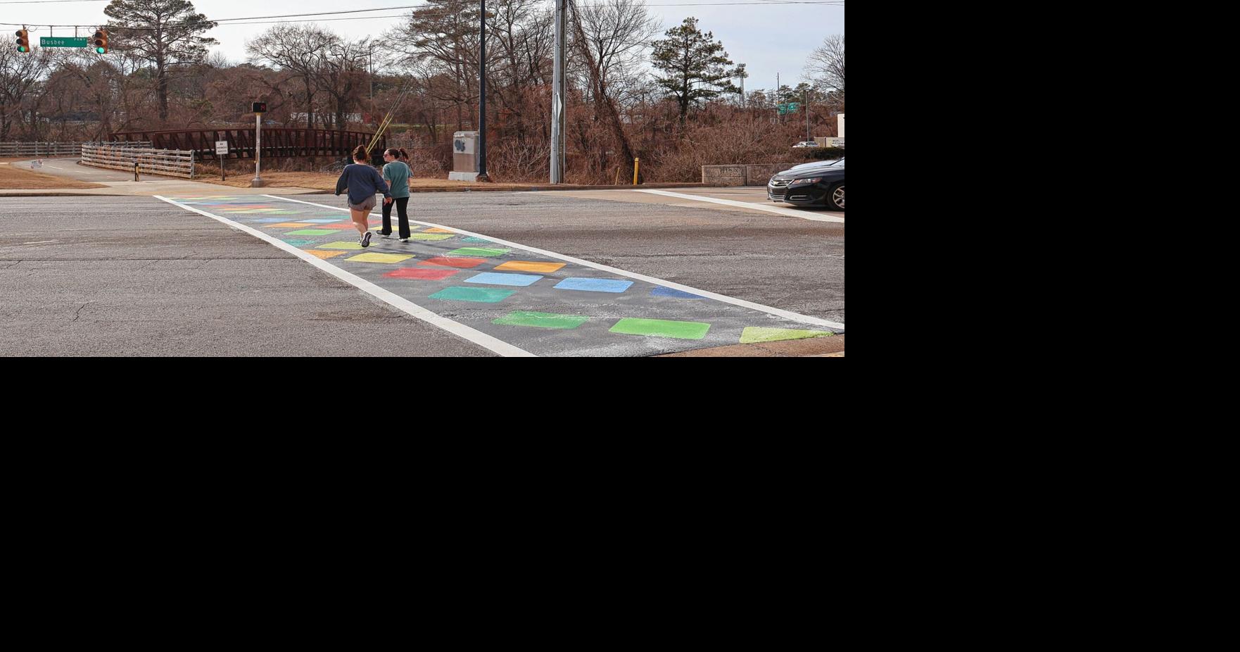 Town Center unveils its first decorative crosswalk | Local News ...