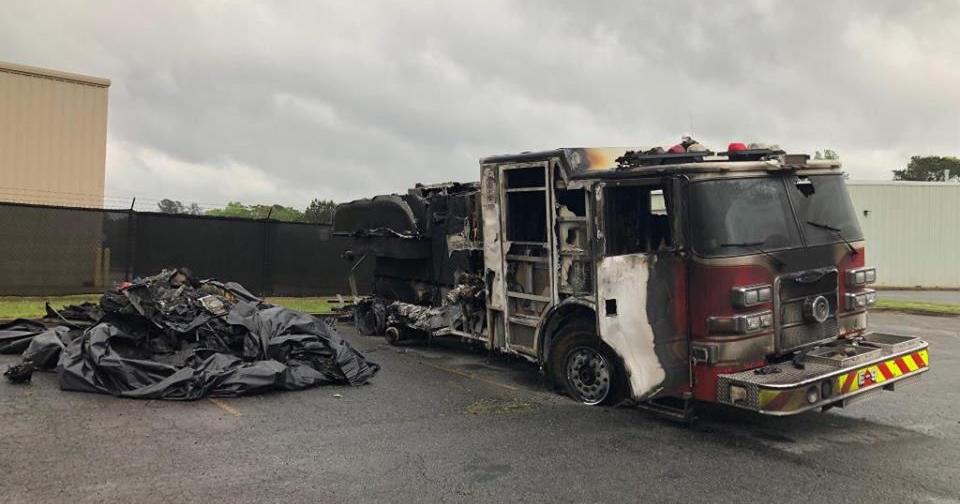 Firefighters rescue their own after car strikes fire engine | News ...