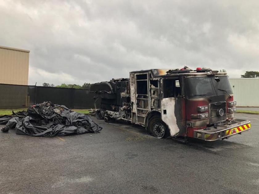 Firefighters rescue their own after car strikes fire engine | News ...