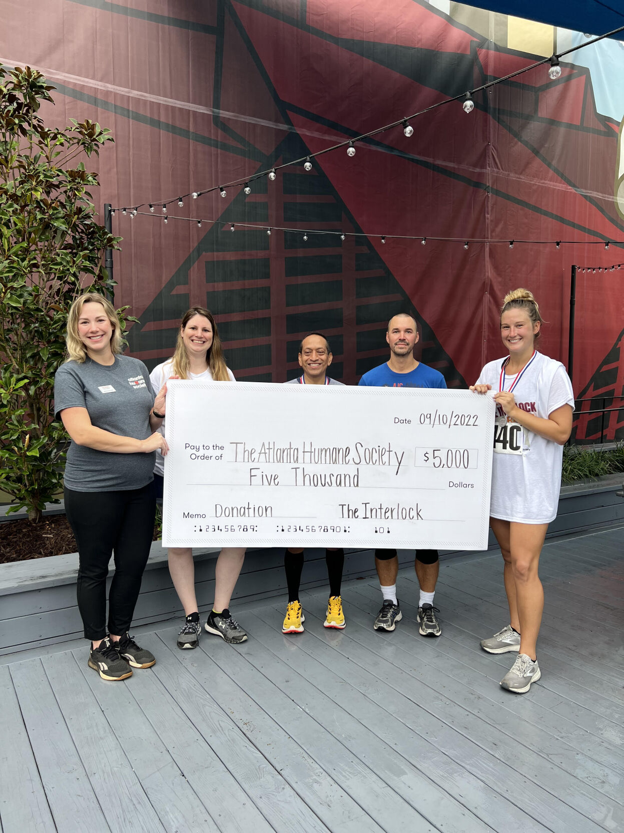 The Interlock donates $5,000 to Atlanta Humane Society | Press Release ...