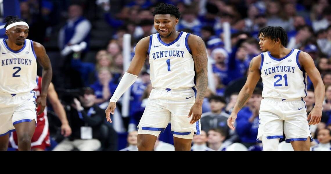 Justin Edwards has career day as No. 17 Kentucky rolls No. 13 Alabama ...