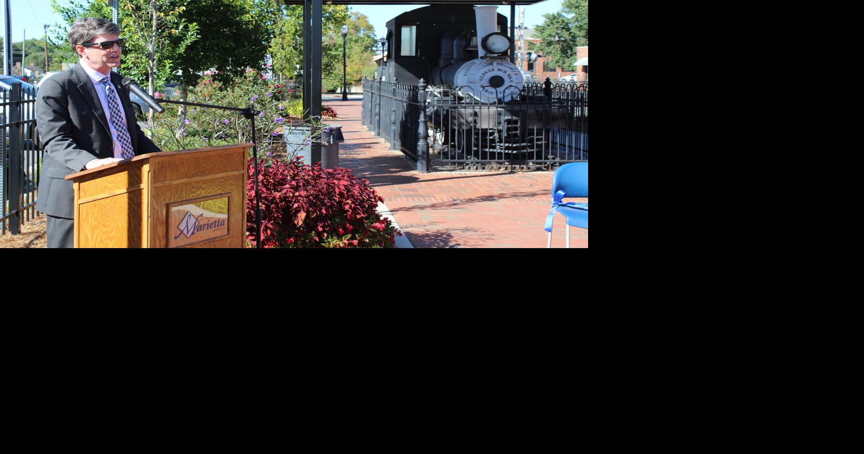 Marietta cuts ribbon on new and improved Mill Street Plaza | Local News ...