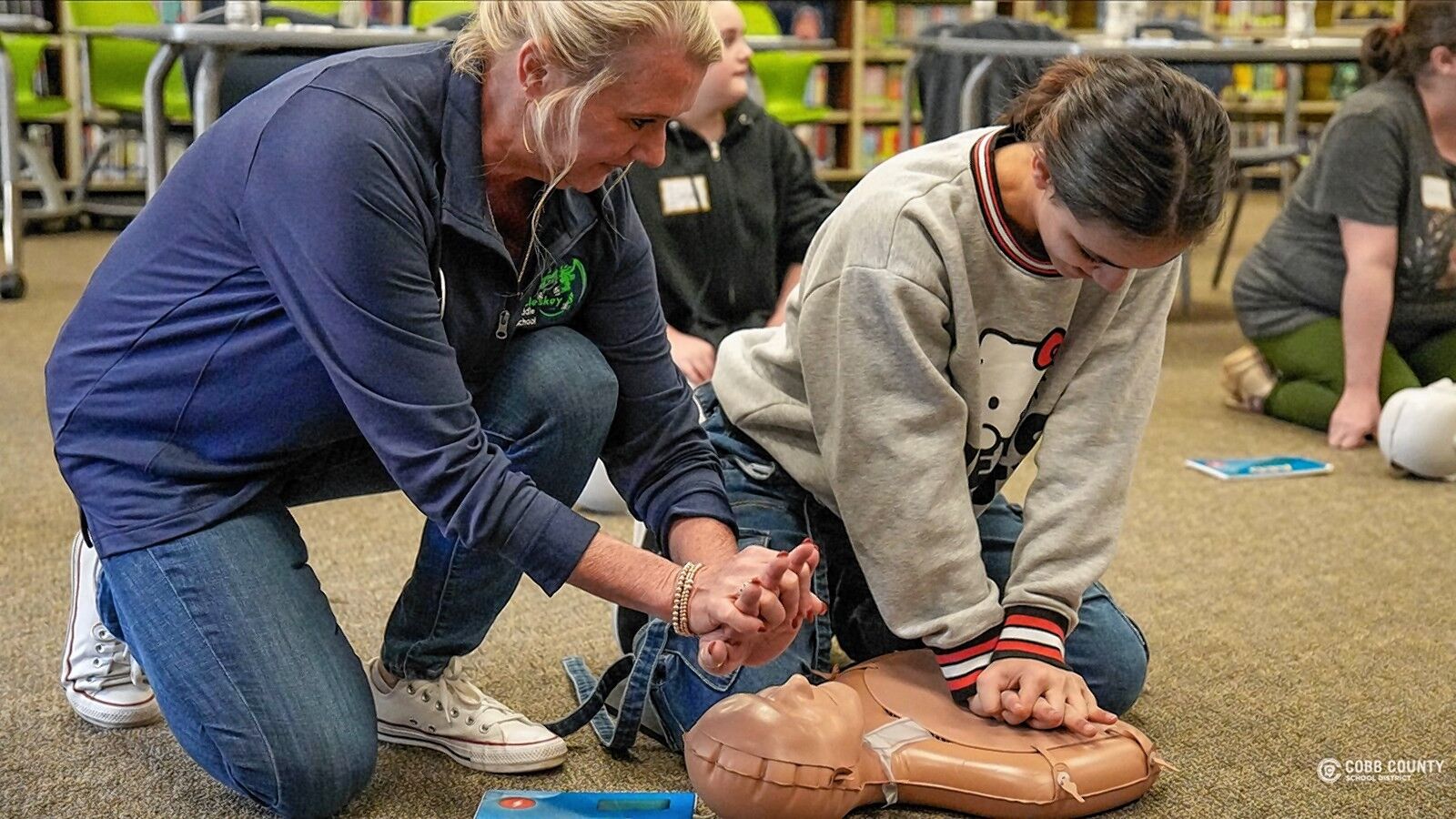 McCleskey Middle School students learn life-saving skills at first-ever ...