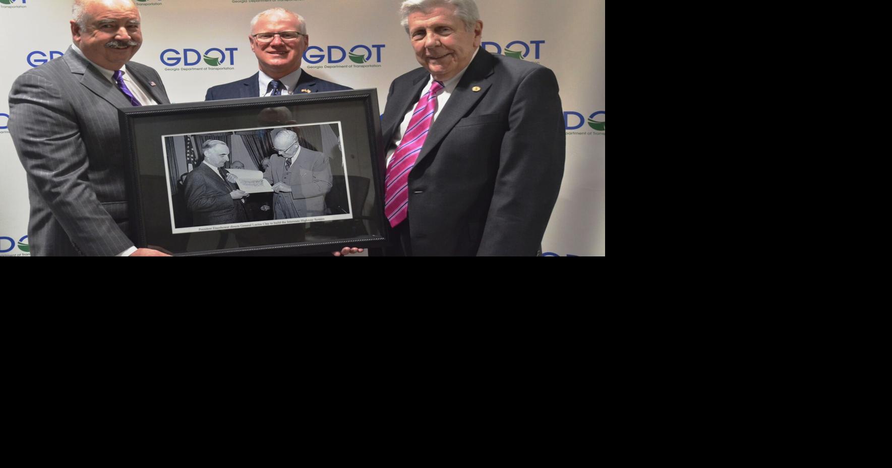 Local bankers present gift to GDOT Commissioner | Cobb Business Journal ...