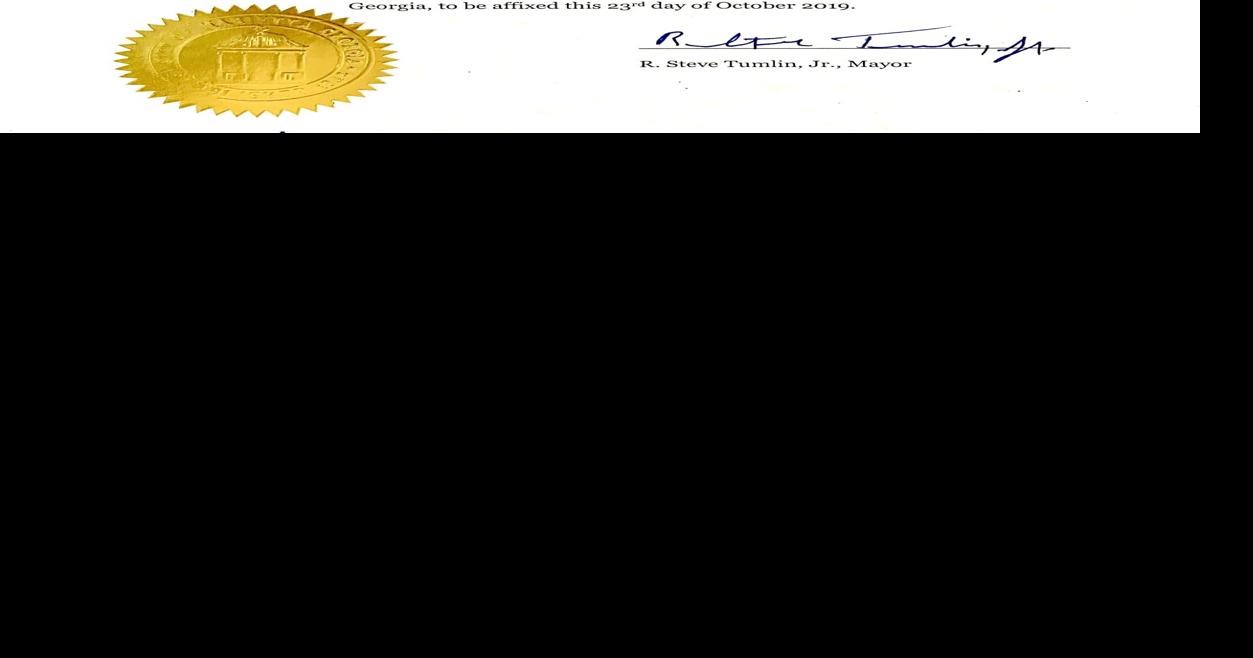 Marietta Mayor Steve Tumlin's Proclamation to The Rotary Club of ...