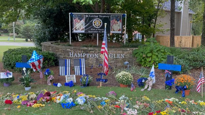 West Cobb neighborhood holds memorial walk for fallen deputies | Local ...