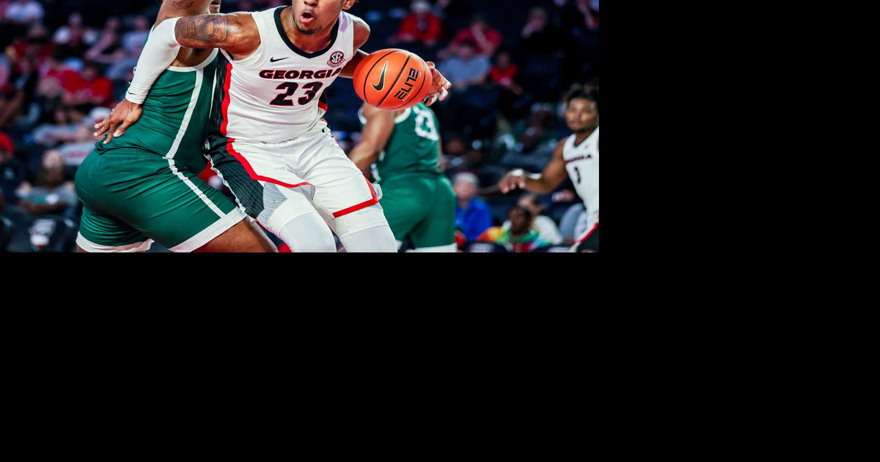 Georgia men's basketball defeats Georgia College in exhibition ...
