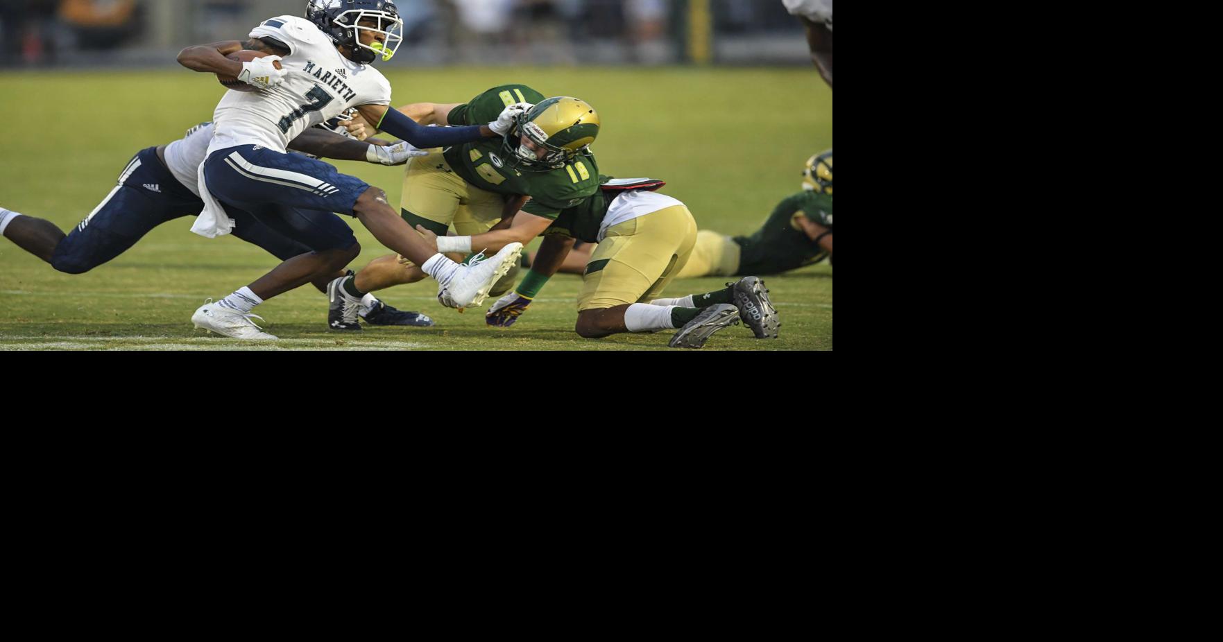 Marietta upended by Grayson, lengthy weather delay | Cobb Football ...