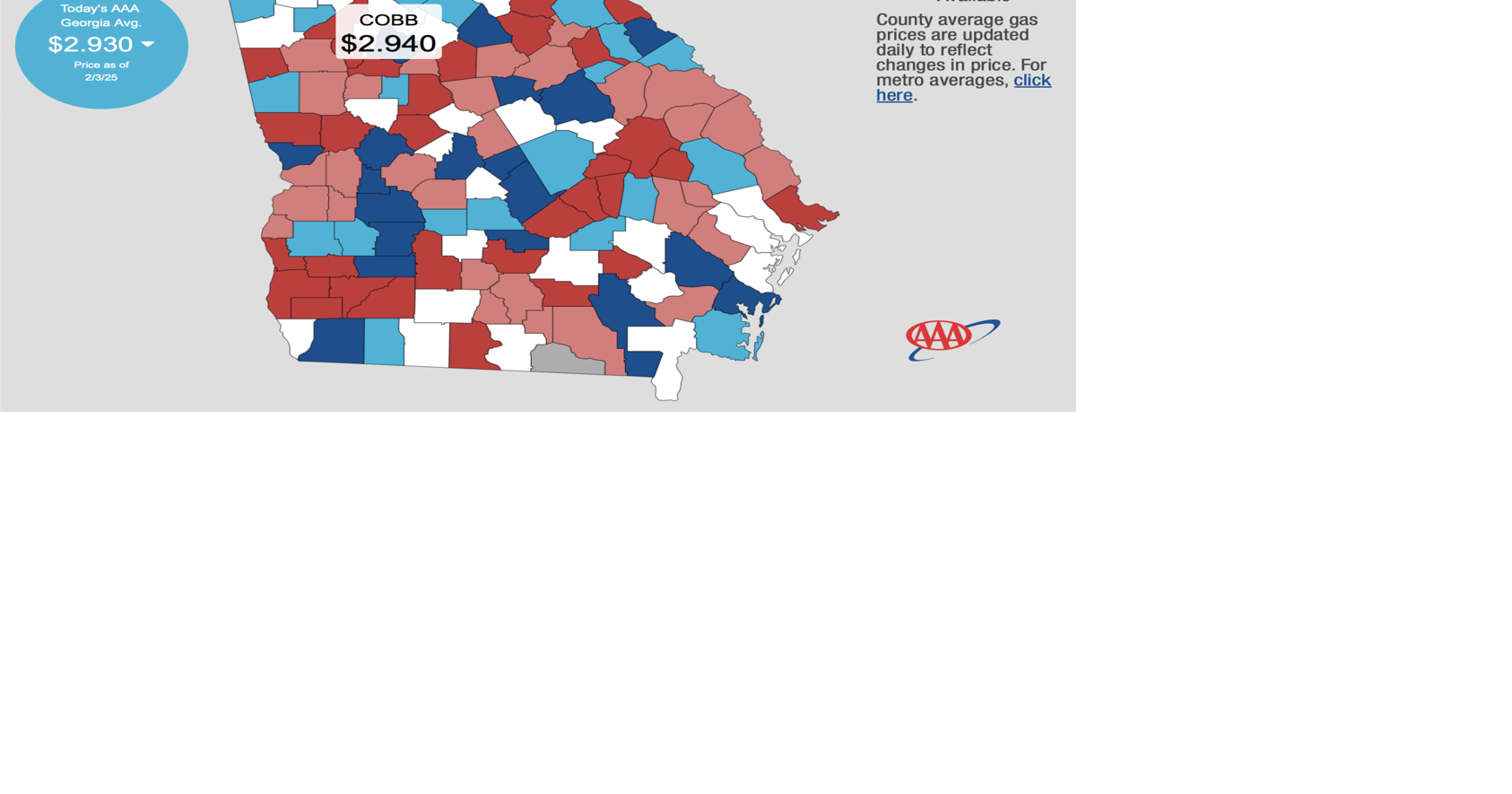 Georgia Gas Prices Continue to Decrease | Local News | mdjonline.com