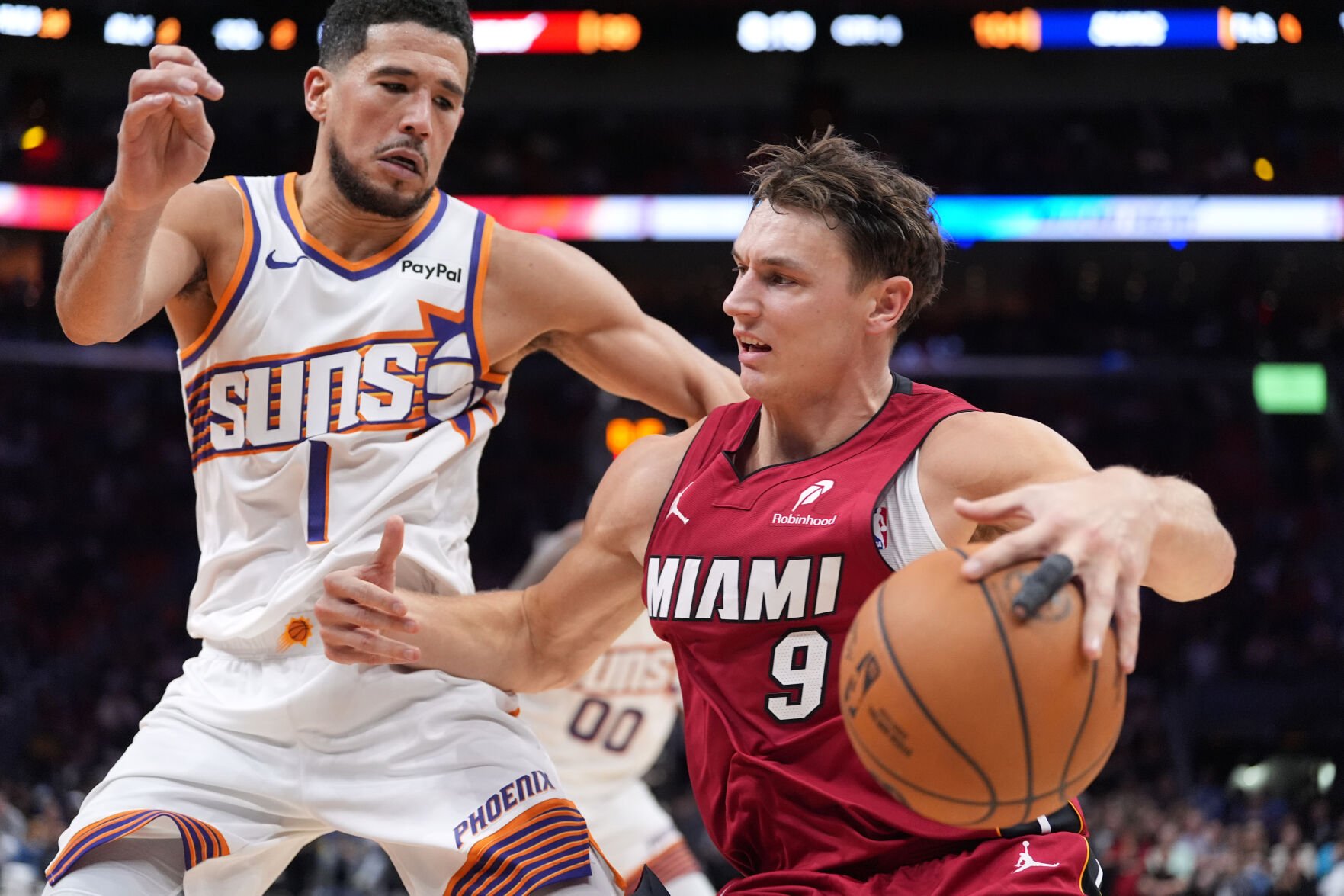 Suns star Devin Booker out against Pistons after injuring ankle in ...