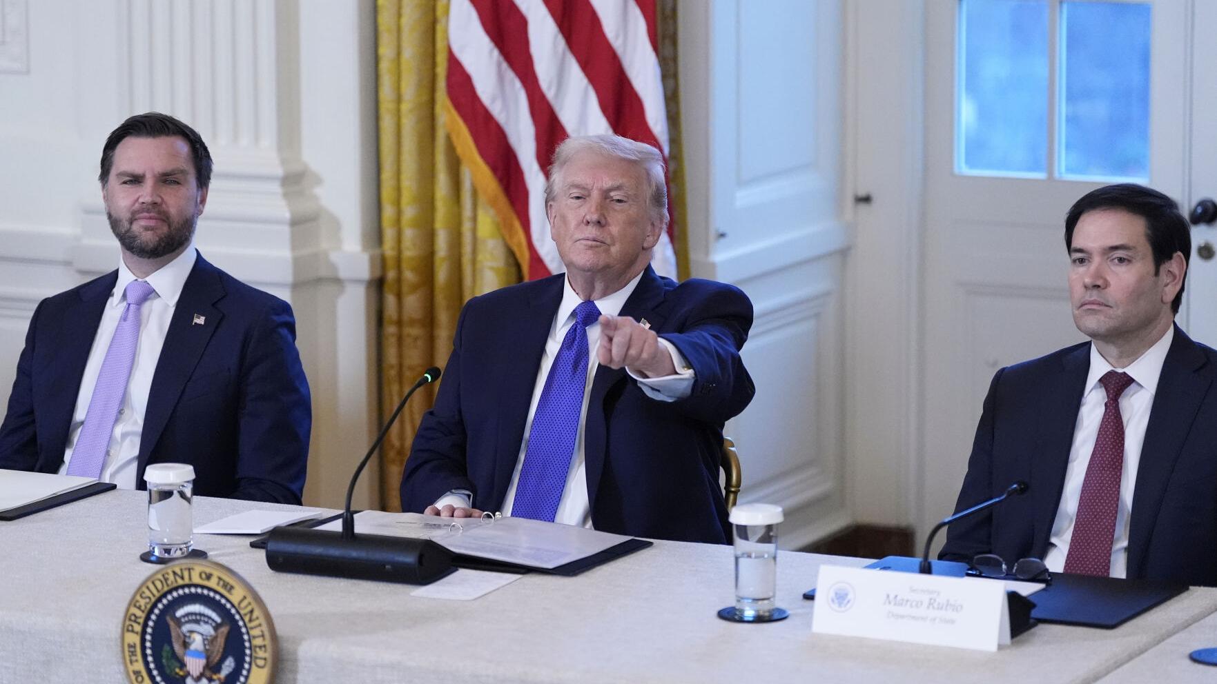 Trump signs executive order meant to protect the money from Venezuelan ...