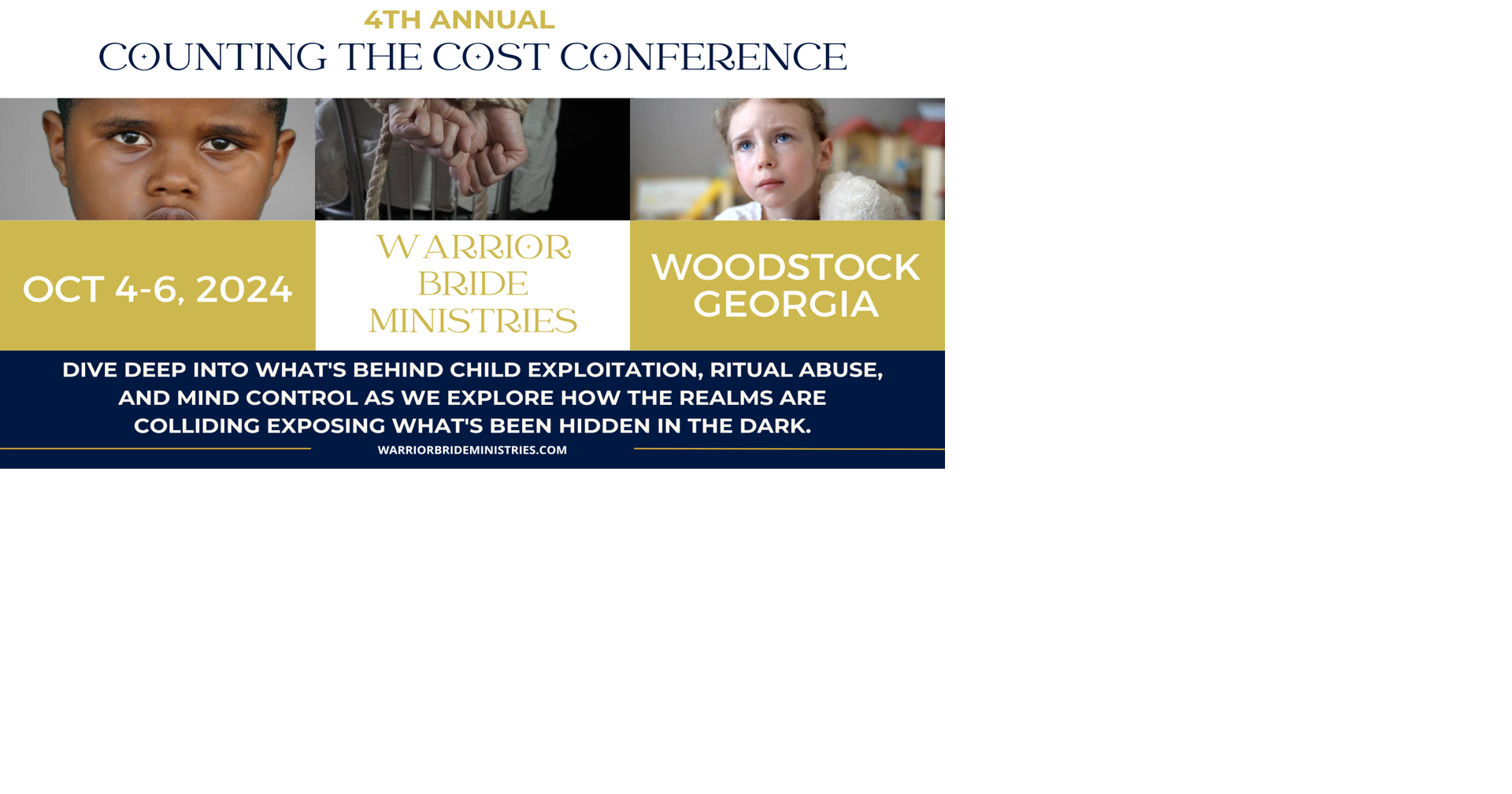 Warrior Bride Ministries 4th Annual Counting the Cost Conference & VIP ...
