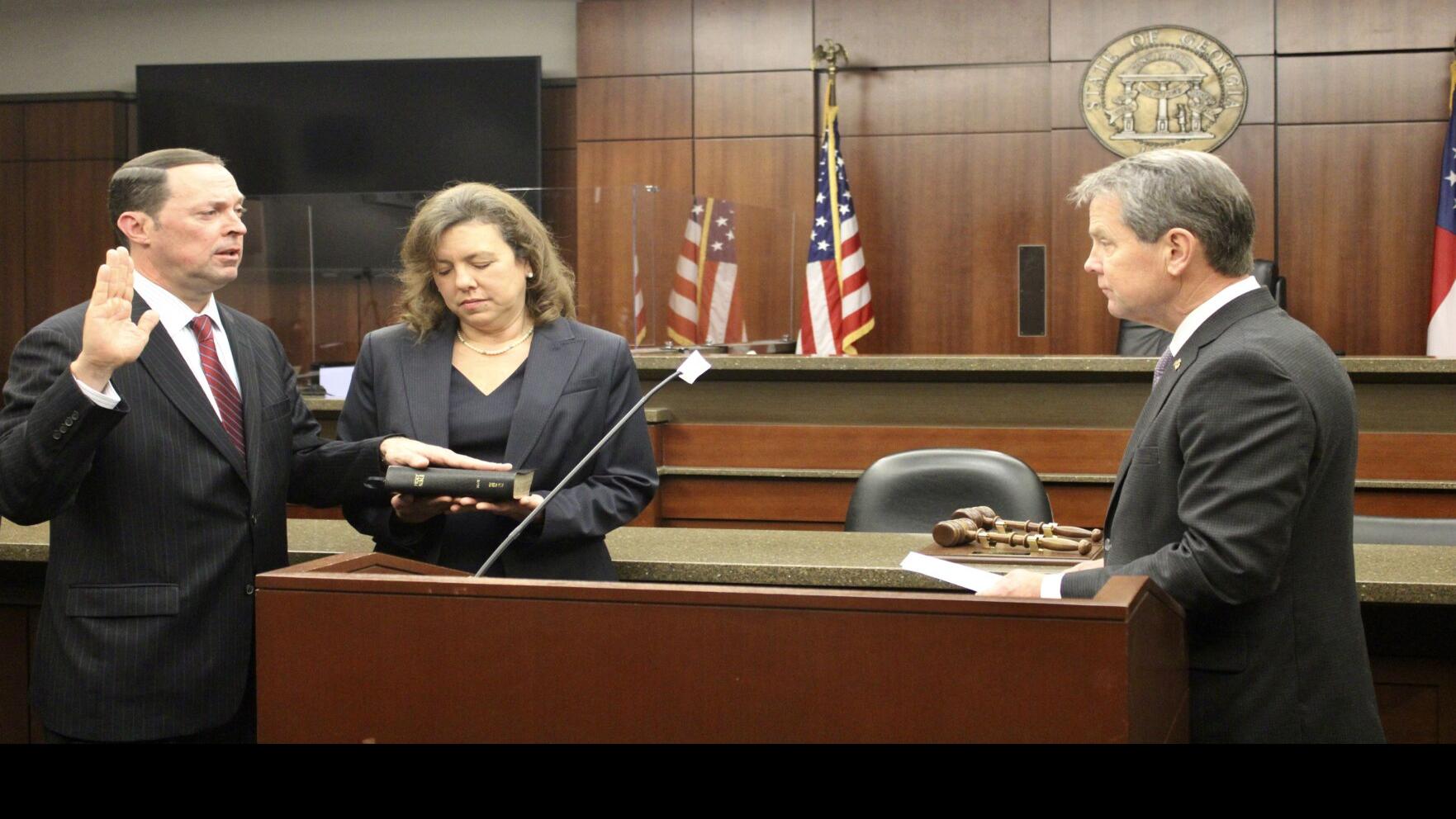 Kemp appointees Thompson, Usher sworn in as newest Cobb judges | News ...