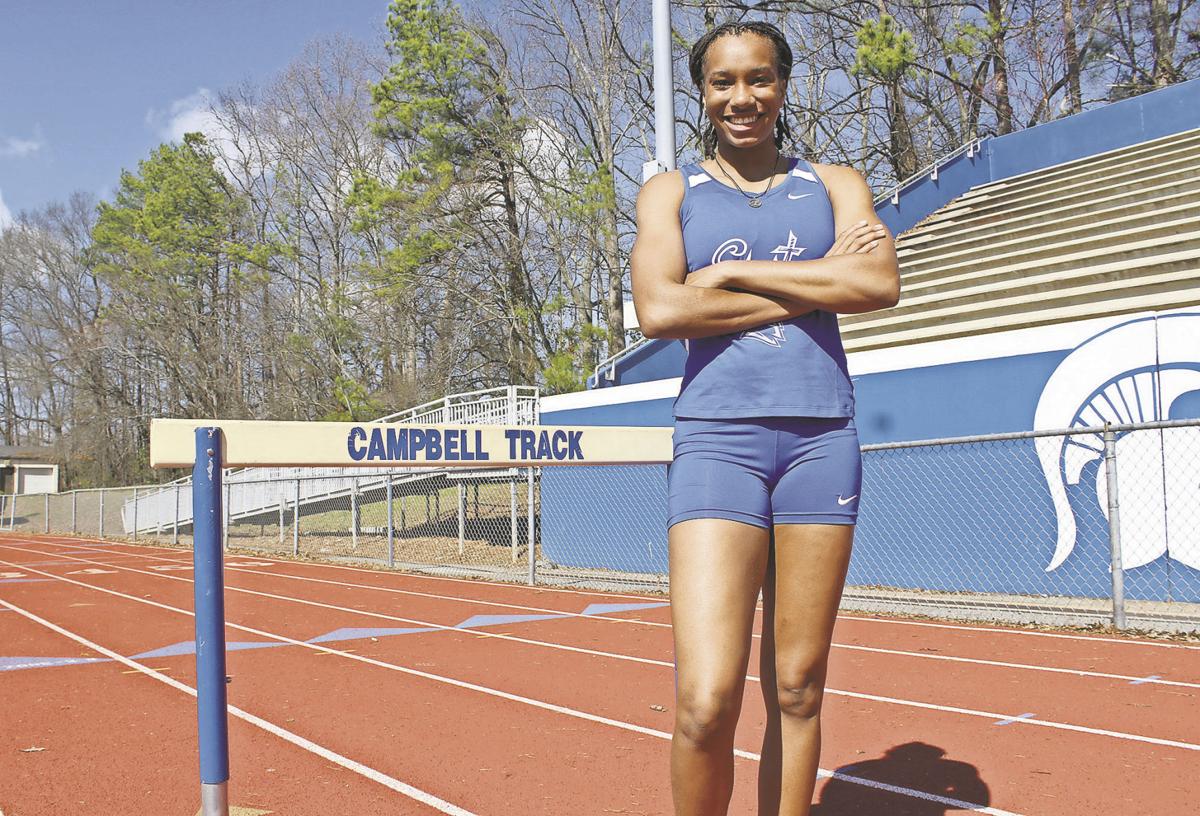 Campbell’s Alexis Jones has become one of the top high-school hurdlers ...