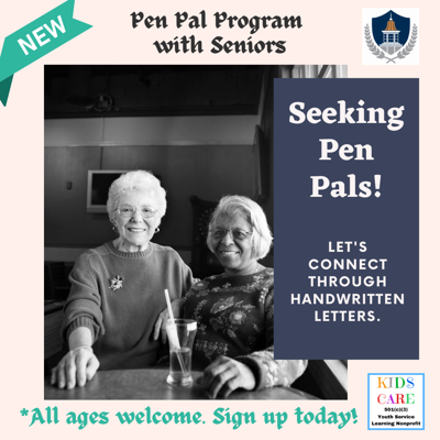 KIDS CARE Launches New Intergenerational Pen Pal Program | Lifestyle ...