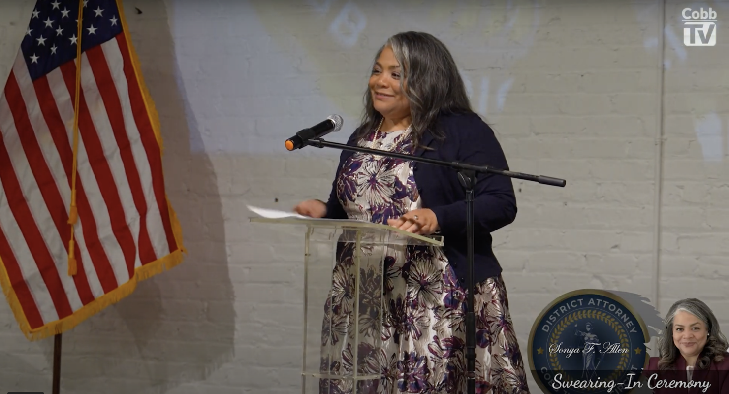 Sonya Allen Sworn in as Cobb DA | Local News | mdjonline.com