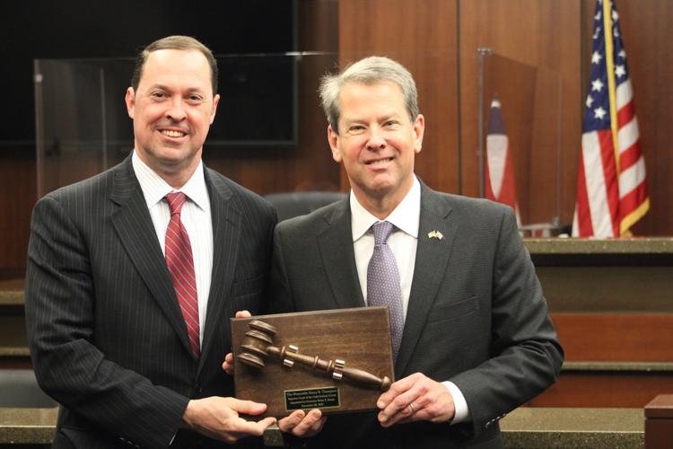 Kemp appointees Thompson, Usher sworn in as newest Cobb judges | News ...